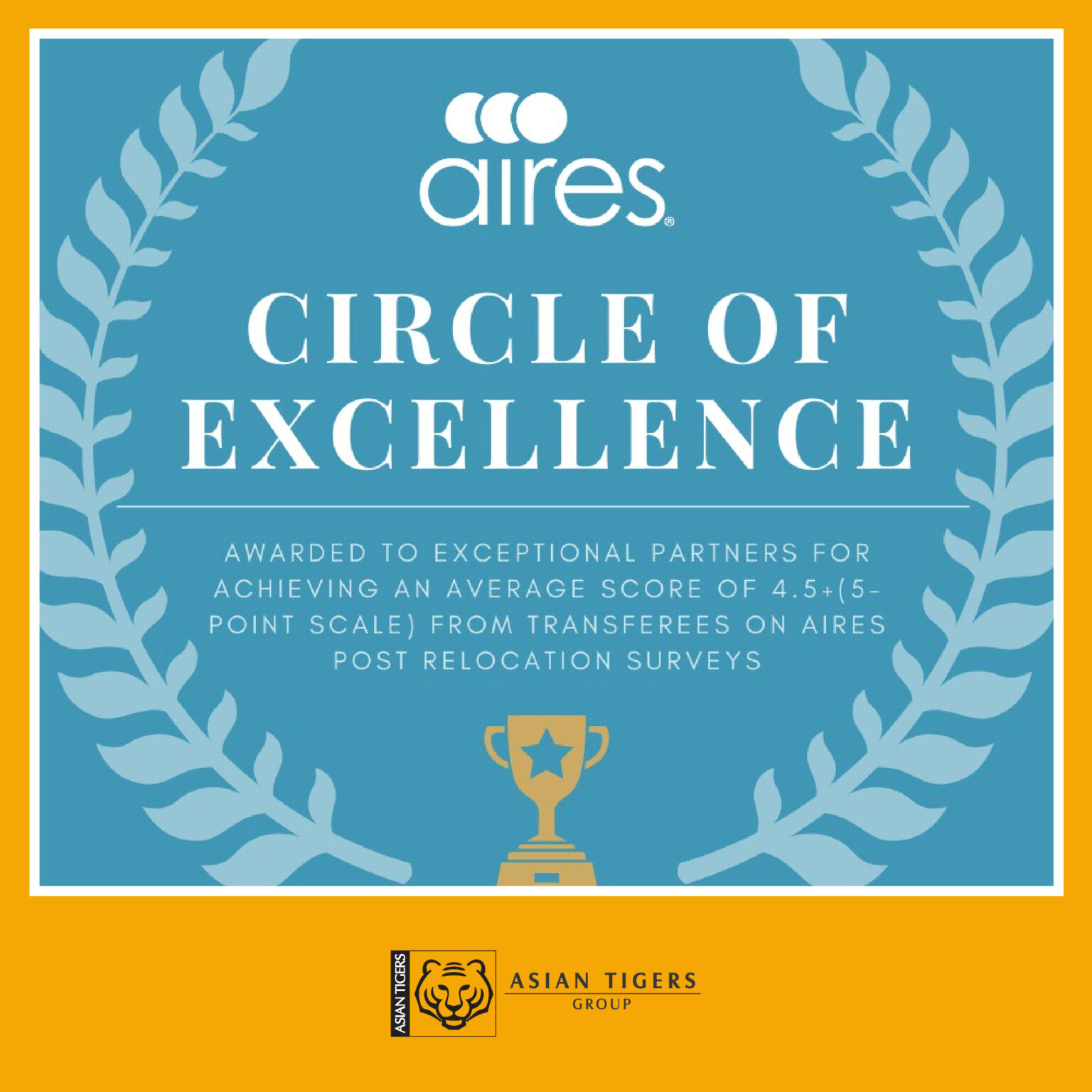 Asian Tigers Malaysia Enters Aires Circle of Excellence